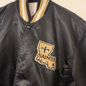 NFL | Jackets & Coats | New Orleans Saints Vintage Satin Starter Jacket ...
